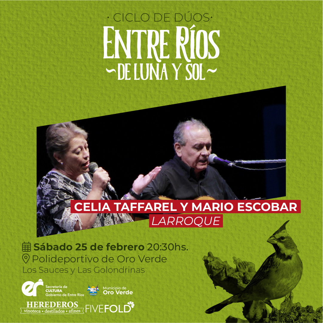 Se inaugura en la ciudad de Oro Verde un Ciclo de Dúos Entrerrianos ...