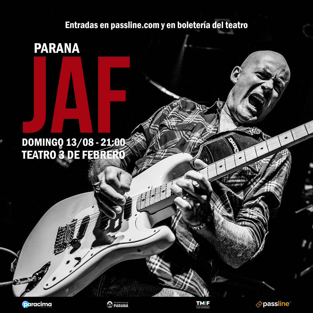 JAF llega a Paraná para presentar su nuevo disco | Análisis